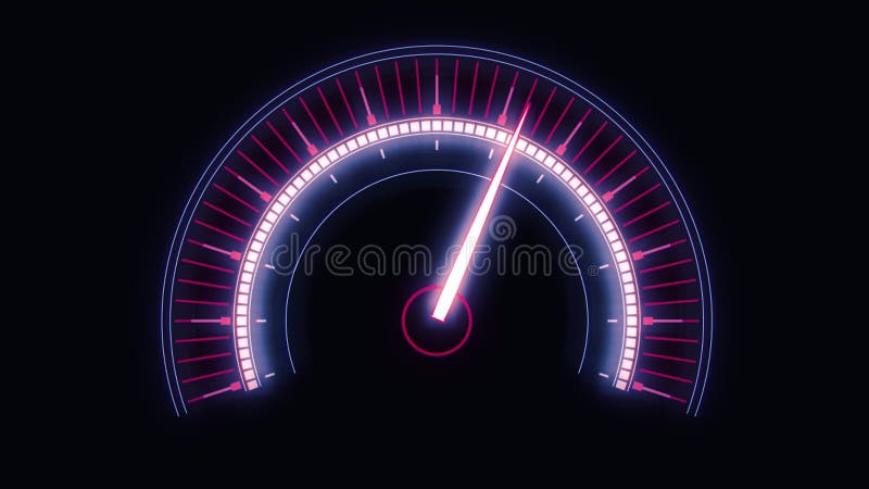 Abstract Speedometer High Speed Animation. Stock Video - Video of ...