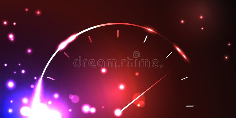 Speedometer Abstract Neon Background Stock Illustrations – 111 ...