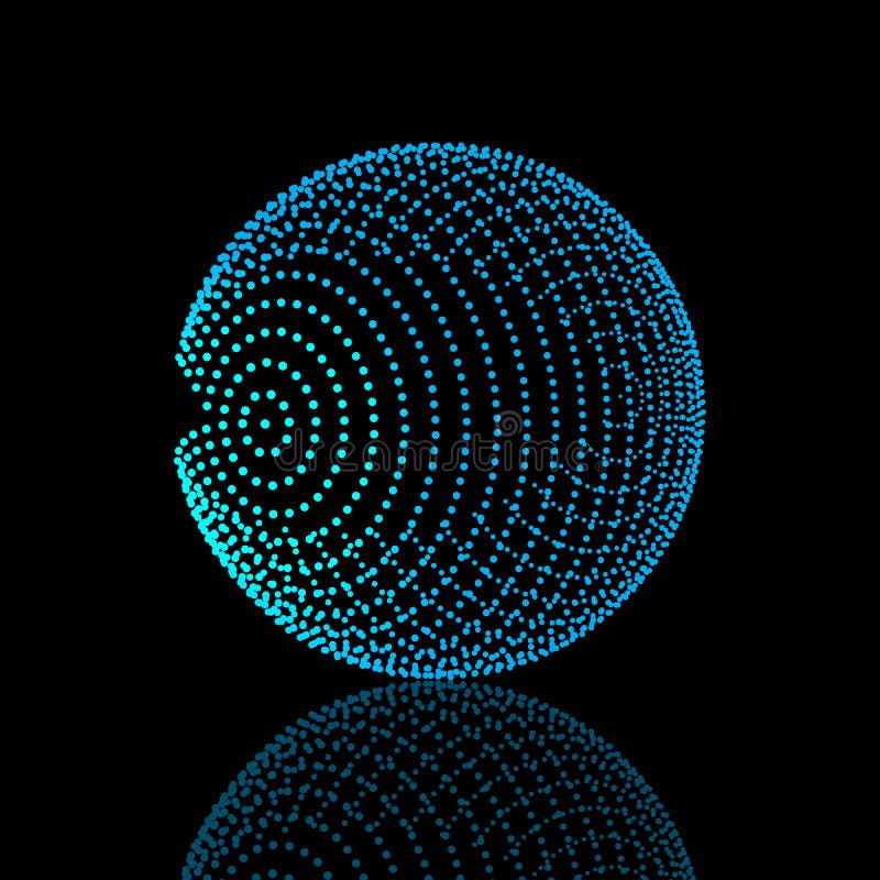 Abstract sphere design stock vector. Illustration of background - 183796940