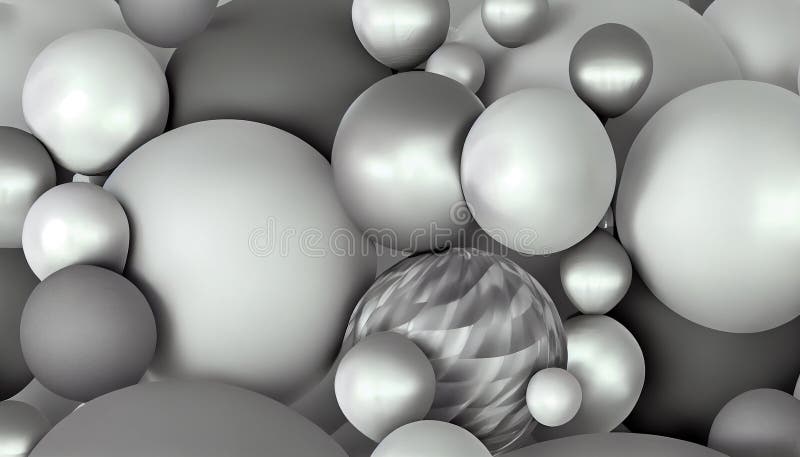 Abstract Sphere Design Shiny Blue Circle Reflection ,generative AI Stock Illustration ...