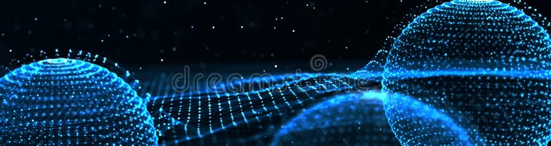 Atomic collision fractal stock illustration. Illustration of design ...