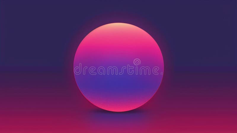 Abstract Sphere with Gradient Colors Stock Illustration - Illustration ...
