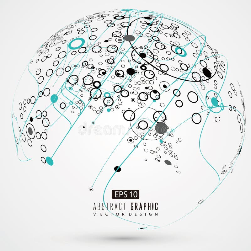 Abstract Sphere Graphics, Futuristic Concept Lines, Technological Sense ...