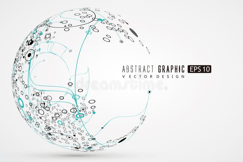 Abstract Sphere Graphics, Futuristic Concept Lines, Technological Sense ...