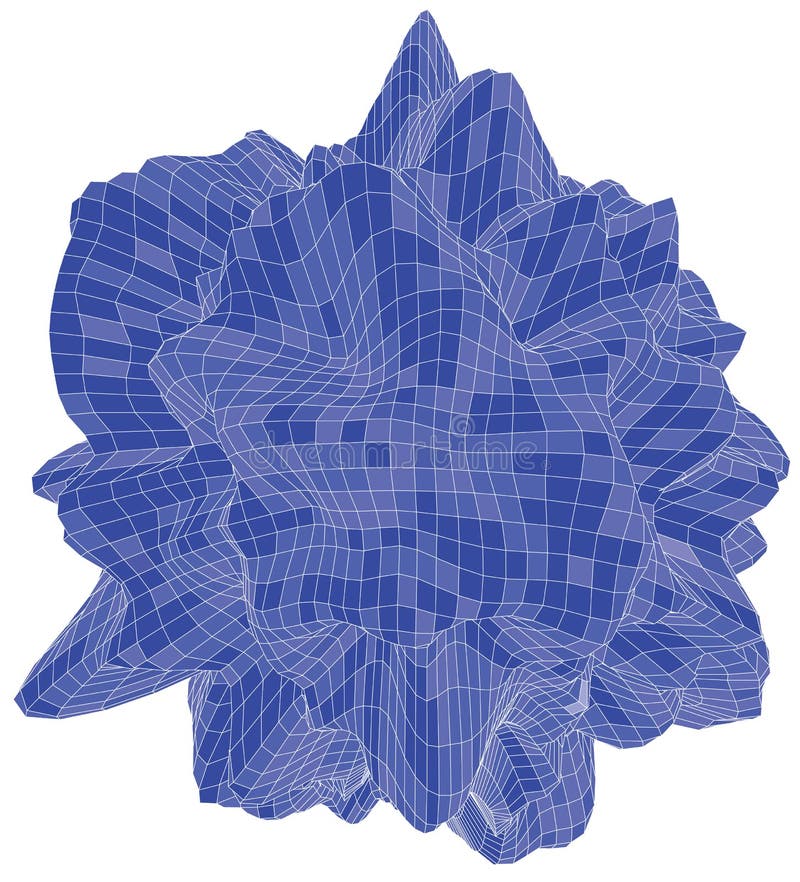 Abstract Sphere Like Stone Asteroid Stock Vector - Illustration of ...