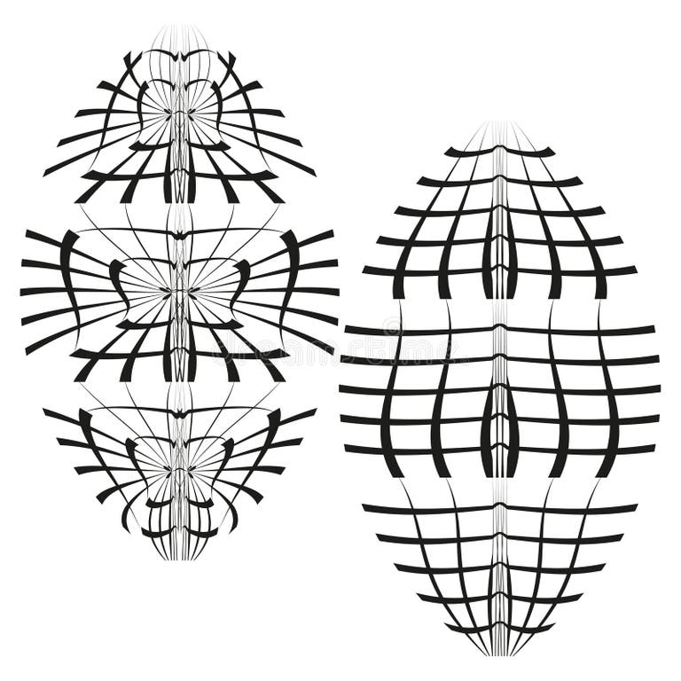 Abstract Sphere Patterns. Geometric Wireframe Elements. Textured Globe ...