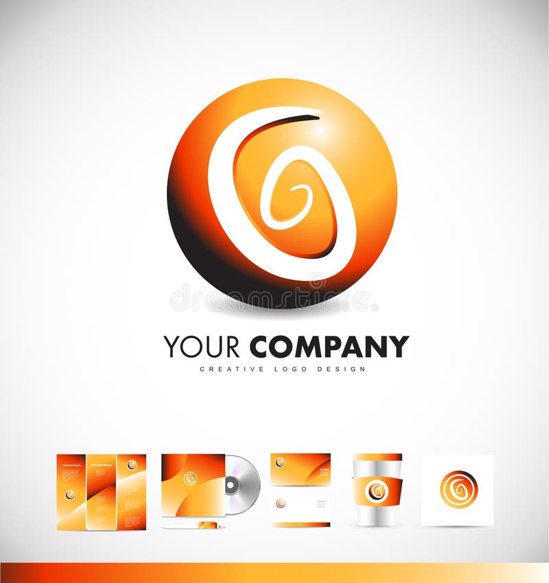 Abstract Sphere Sign Logo Icon Design Stock Vector - Illustration of ...