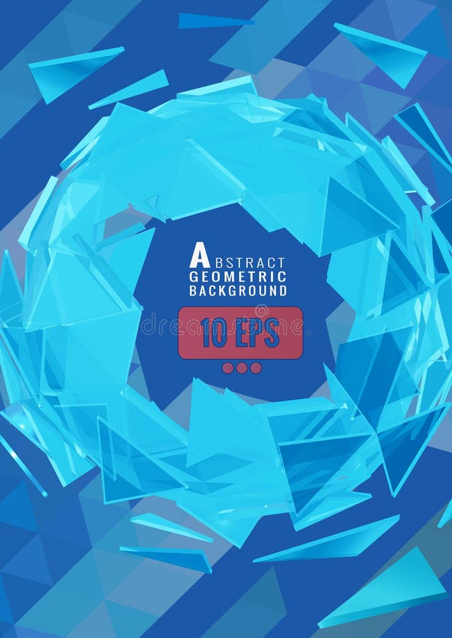 Abstract Sphere with Stripe Line on Blue BG Stock Vector - Illustration ...