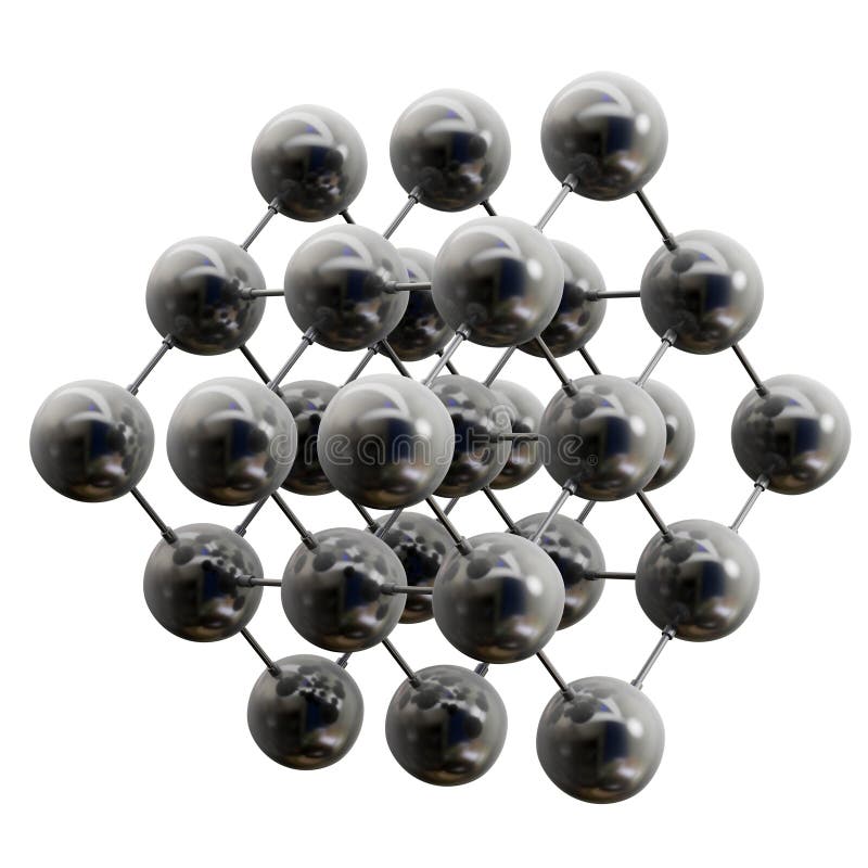 Abstract Sphere Structure Isolated on White Background Stock ...