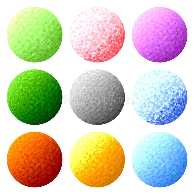 Abstract Sphere of Triangles. Stock Vector - Illustration of crystal ...