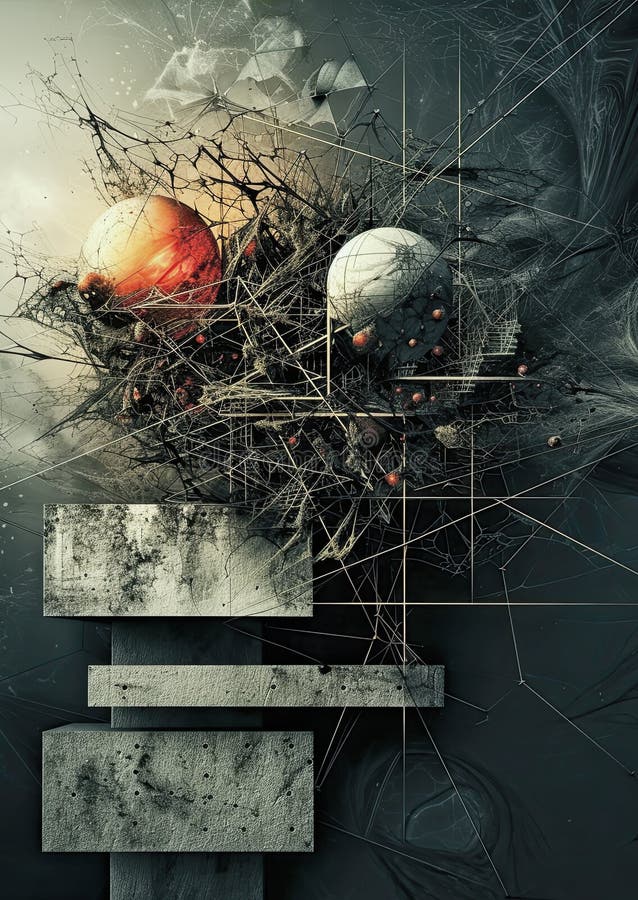 Abstract Spheres, Concrete Blocks, and Web-like Structures in a Dark ...