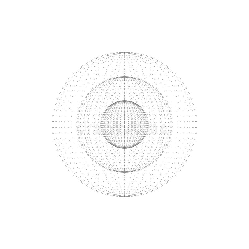 Abstract Spheres Inside Each Other. Stock Vector - Illustration of ...