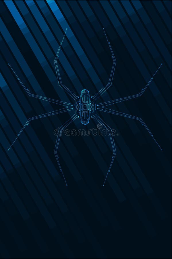Abstract Spider Illustration Stock Vector - Illustration of fantasy ...