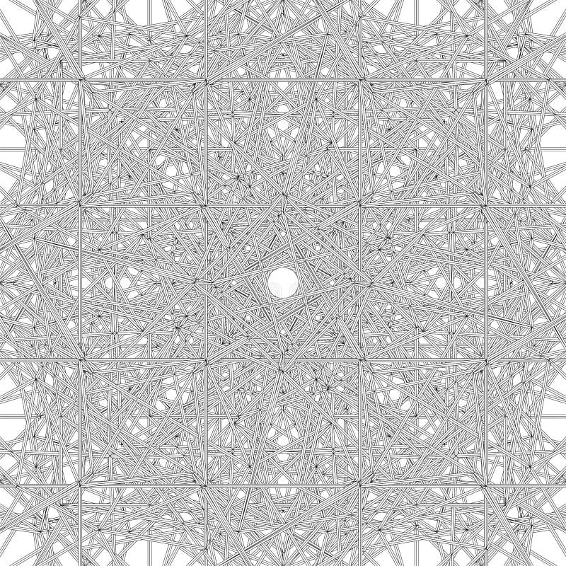 Abstract Spider Web Construction Structure Vector Stock Vector ...