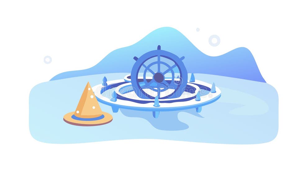 Abstract Spinning Compass, Dynamic Navigation, Directional Movement, Vector Design Generative AI ...