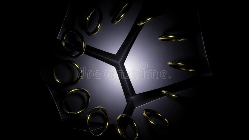 Abstract Spinning Small Rings on the Geometric Background of a Complex ...