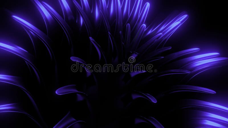 Spherical Cell Moves on White Background. Design. Animation of Simple ...