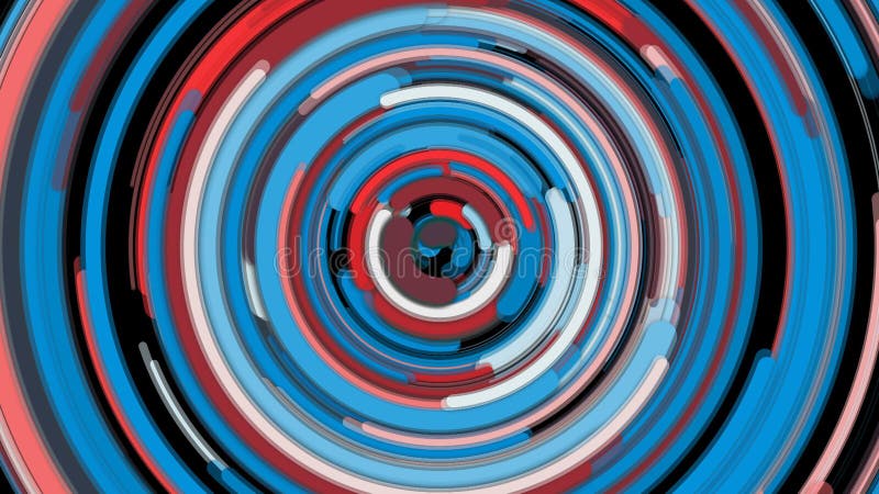 Abstract Spiral Bright Rotating and Twisting Lines, Computer Generated Background, 3d Render ...