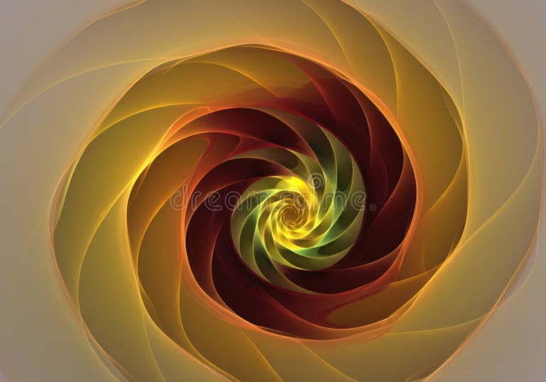 Abstract Spiral Design in Warm Colors Creating a Mesmerizing Visual ...