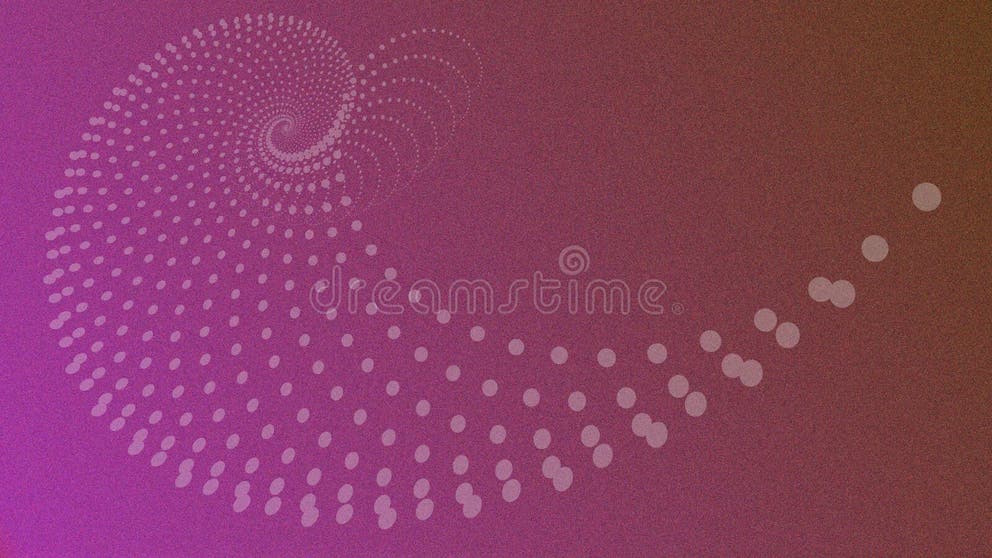 Abstract Spiral Pattern with Light Dots on a Deep Purple Background ...
