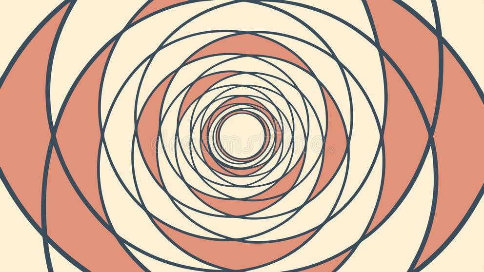 Abstract Spiral Pattern, Symbolizing Motion Contemplation, Vector ...