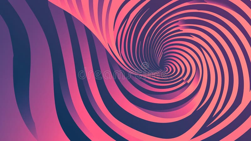 Abstract Spiral Pattern in Vibrant Pink and Purple Tones Creating a ...