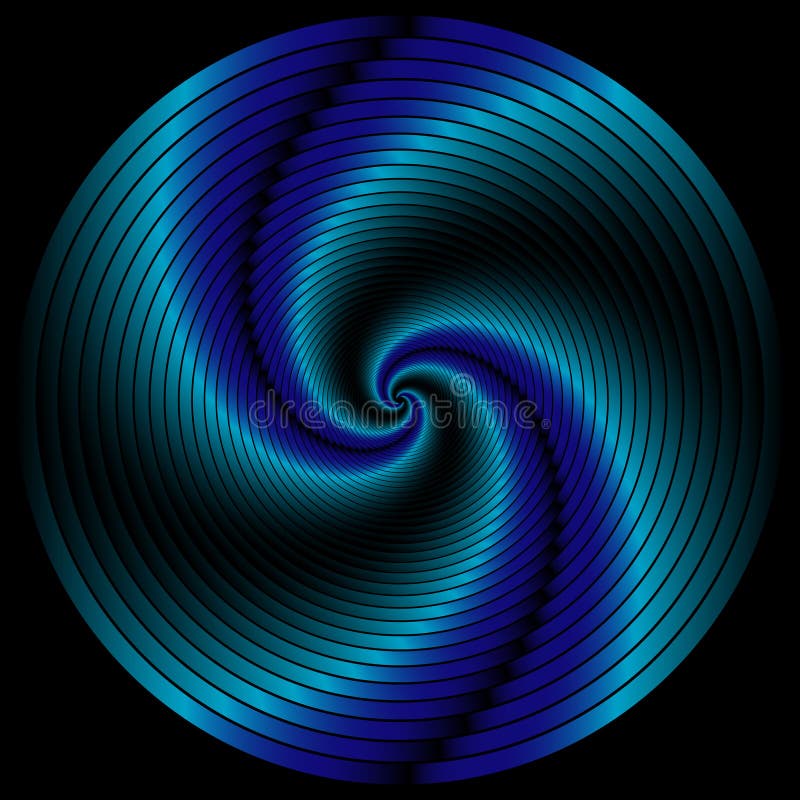 Abstract Spiral Rotating And Twisting Lines Computer Generated Background 3d Rendering