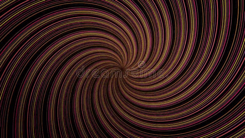 Abstract Spiral Rotating And Twisting Lines Computer Generated Background 3d Rendering