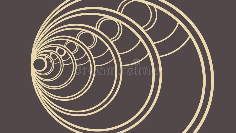 Abstract Spiral Tunnel Pattern, Perspective Depth Motion Illustration ...