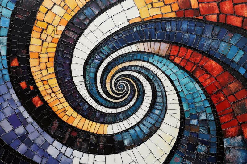 Abstract Spiral and Twist Pattern with Smooth Curves and Dynamic Motion ...