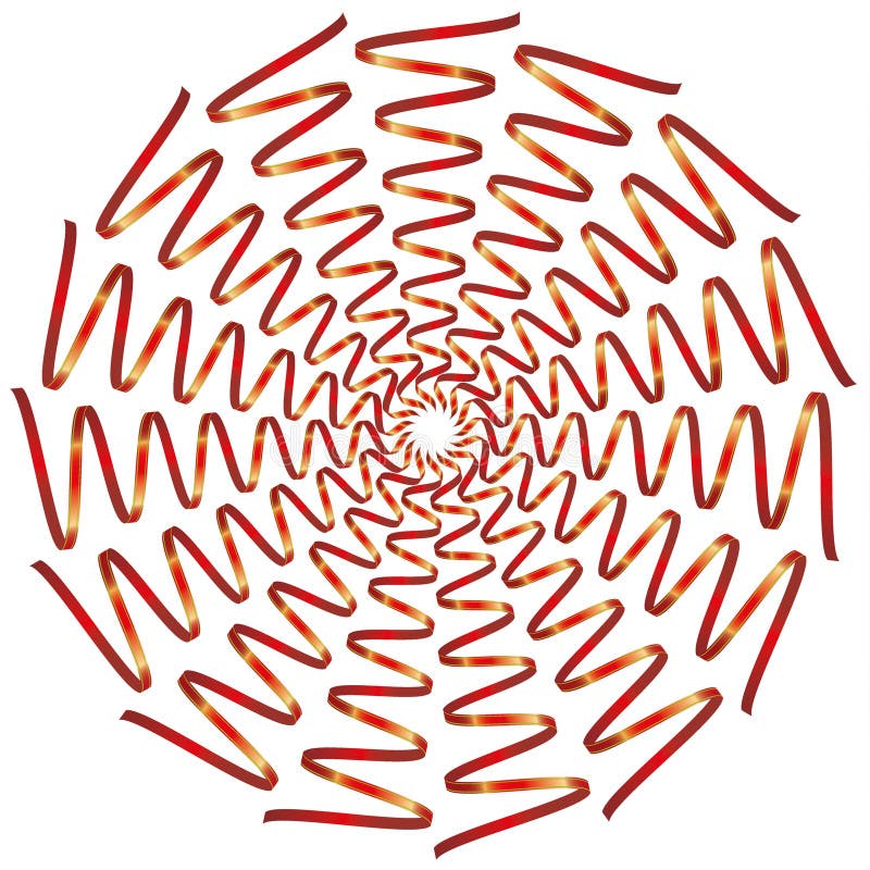 Abstract Spiral Vector Background, Circular Effect, Circular Element ...