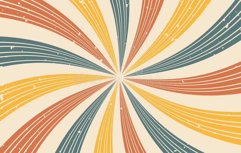 Abstract Spiral Vintage Retro Sunburst Rays Background Stock Vector ...