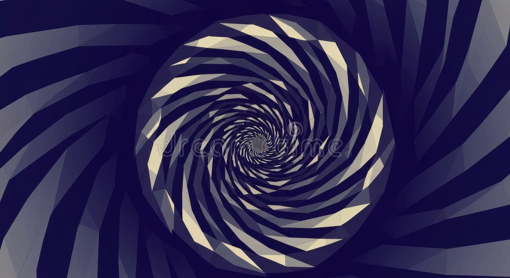 Abstract Spiral Vortex with Geometric Patterns and Optical Illusions ...