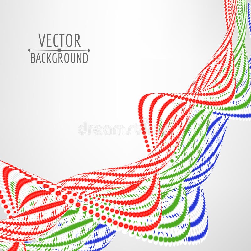 Abstract Spiral Wave Background. Vector Stock Vector - Illustration of ...