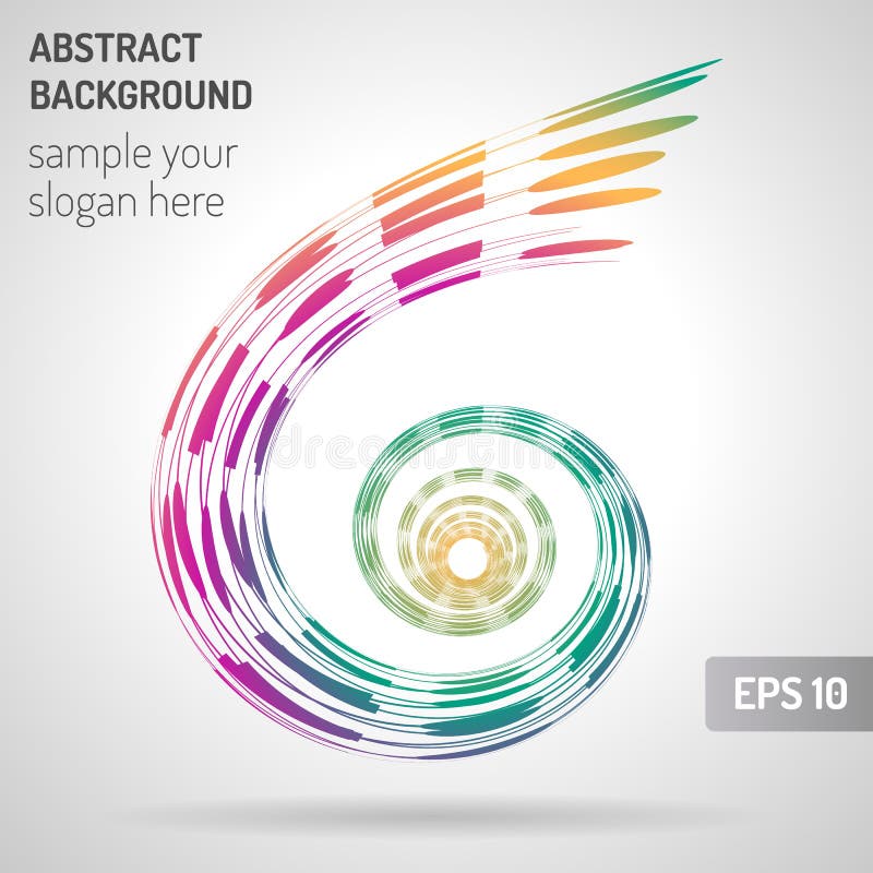 Abstract Spiral stock vector. Illustration of graphic - 77873159