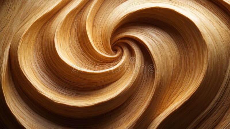 Abstract Spiral Wood Carving Texture Background Stock Illustration ...