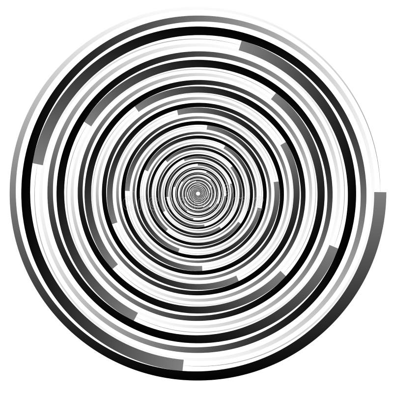 Abstract Spirally Element. Spinning, Vortex Graphic Stock Vector ...