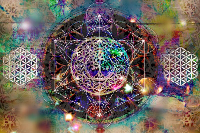 Abstract Spiritual Poster Background Stock Vector - Illustration of ...