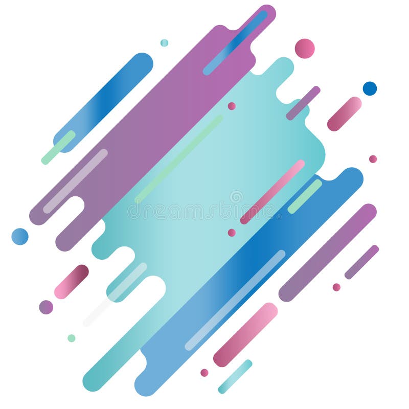 Abstract Splash Art Digital Paint. Stock Vector - Illustration of ...