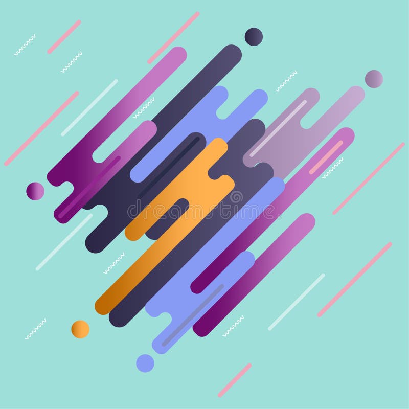 Abstract Splash Art Digital Paint. Stock Vector - Illustration of clean ...