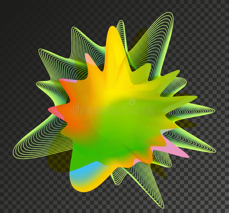 Abstract splash. stock vector. Illustration of shape - 94840717