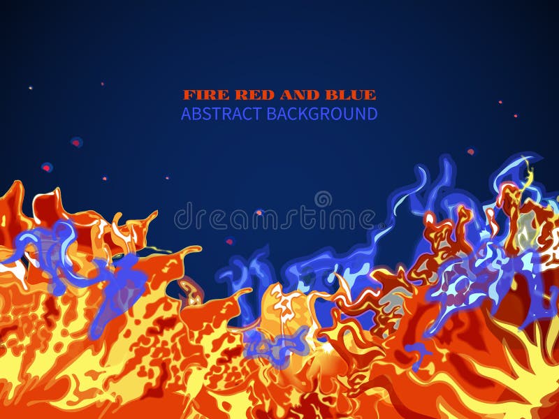 Abstract splash of fire stock illustration. Illustration of danger ...
