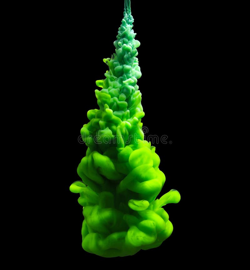 Abstract Splash of Paint on Dark Background Stock Image - Image of ...