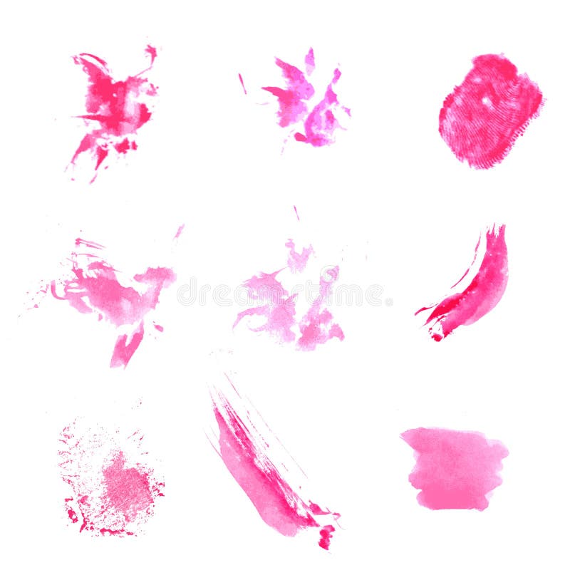 Abstract Splash Set for Design Use. Vector Stock Vector - Illustration ...