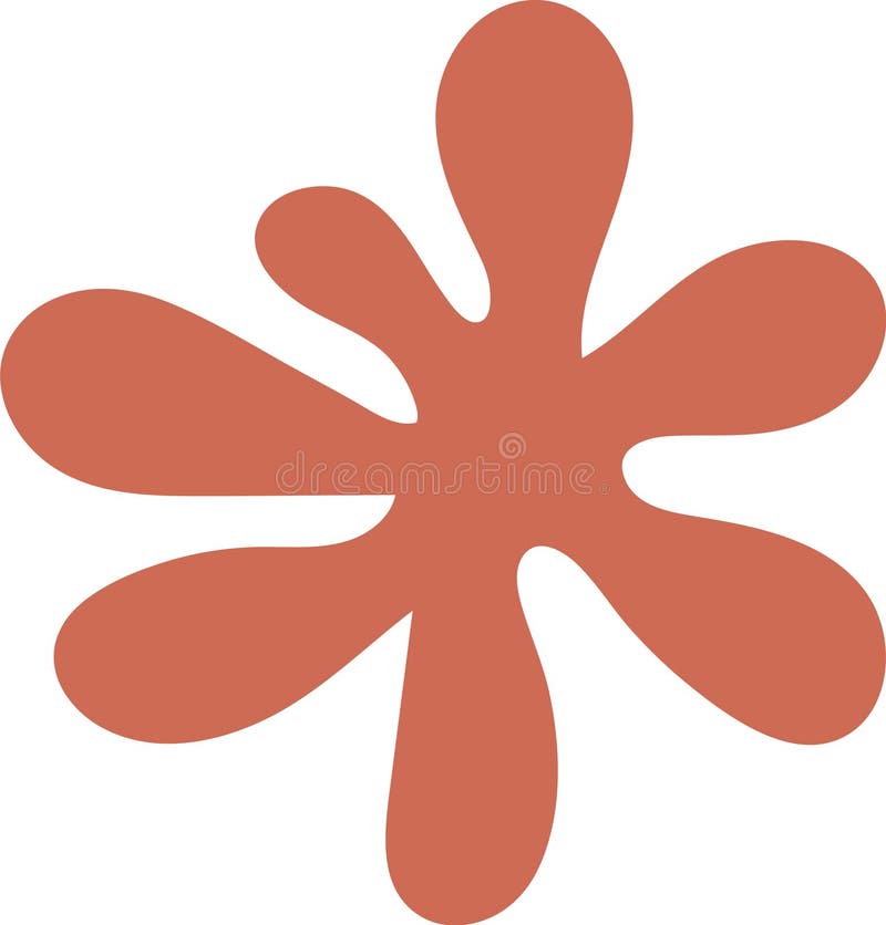 Abstract Splash Shape stock illustration. Illustration of simple ...