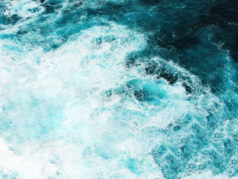 Abstract Splash Turquoise Sea Water for Background Stock Photo - Image ...