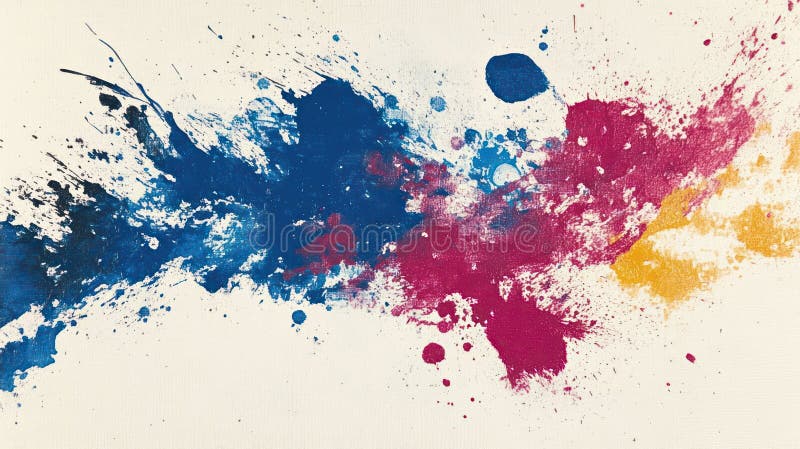 Abstract Splash of Vibrant Colors Creating an Energetic Visual Impact ...