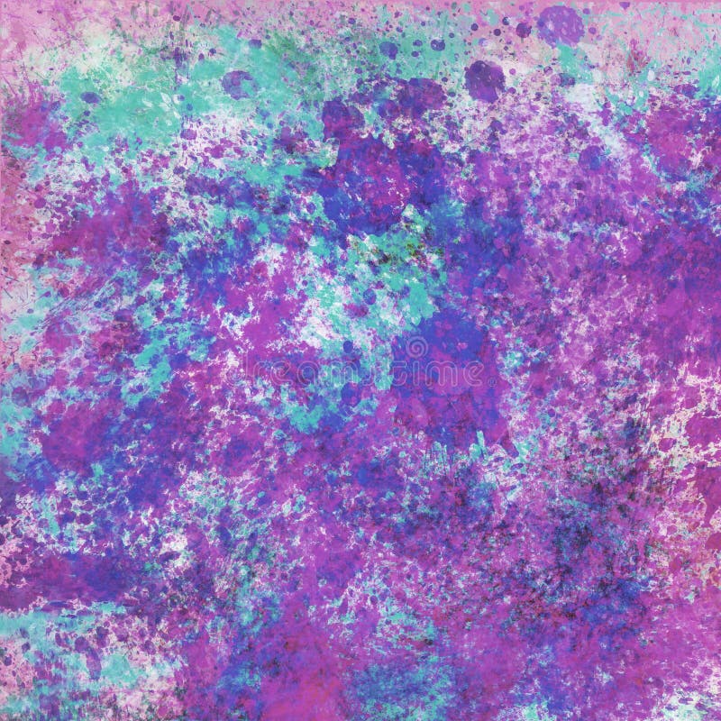 Abstract Splashes Digital Painting Stock Photo - Image of life ...