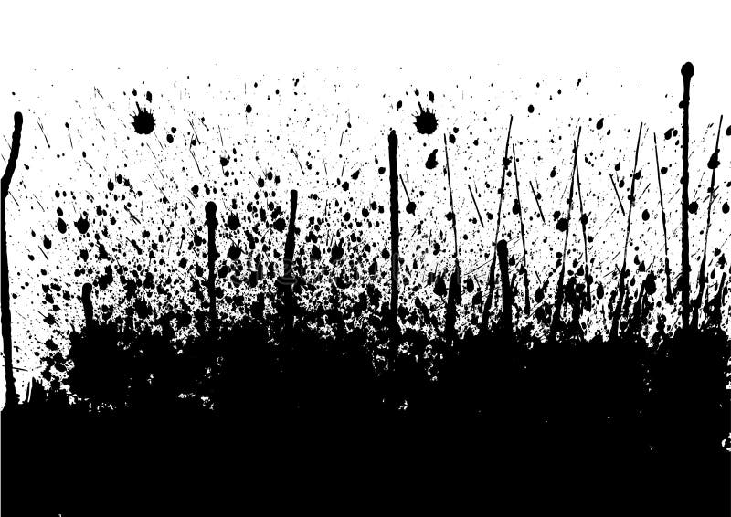 Abstract Splatter Art Paint Texture Background Design. Illustration ...