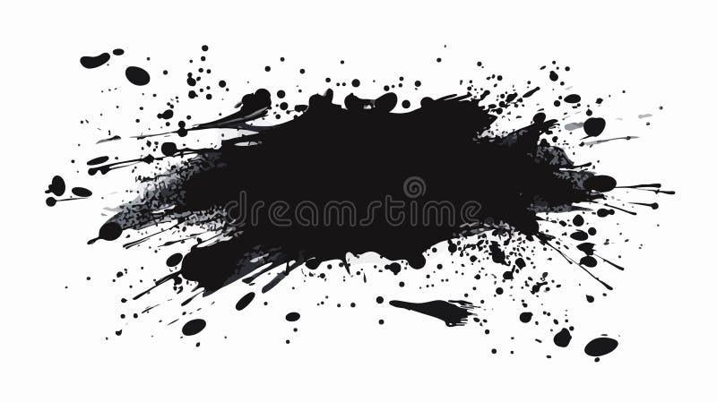 Abstract Splattered Ink Background Vector Illustration Stock ...